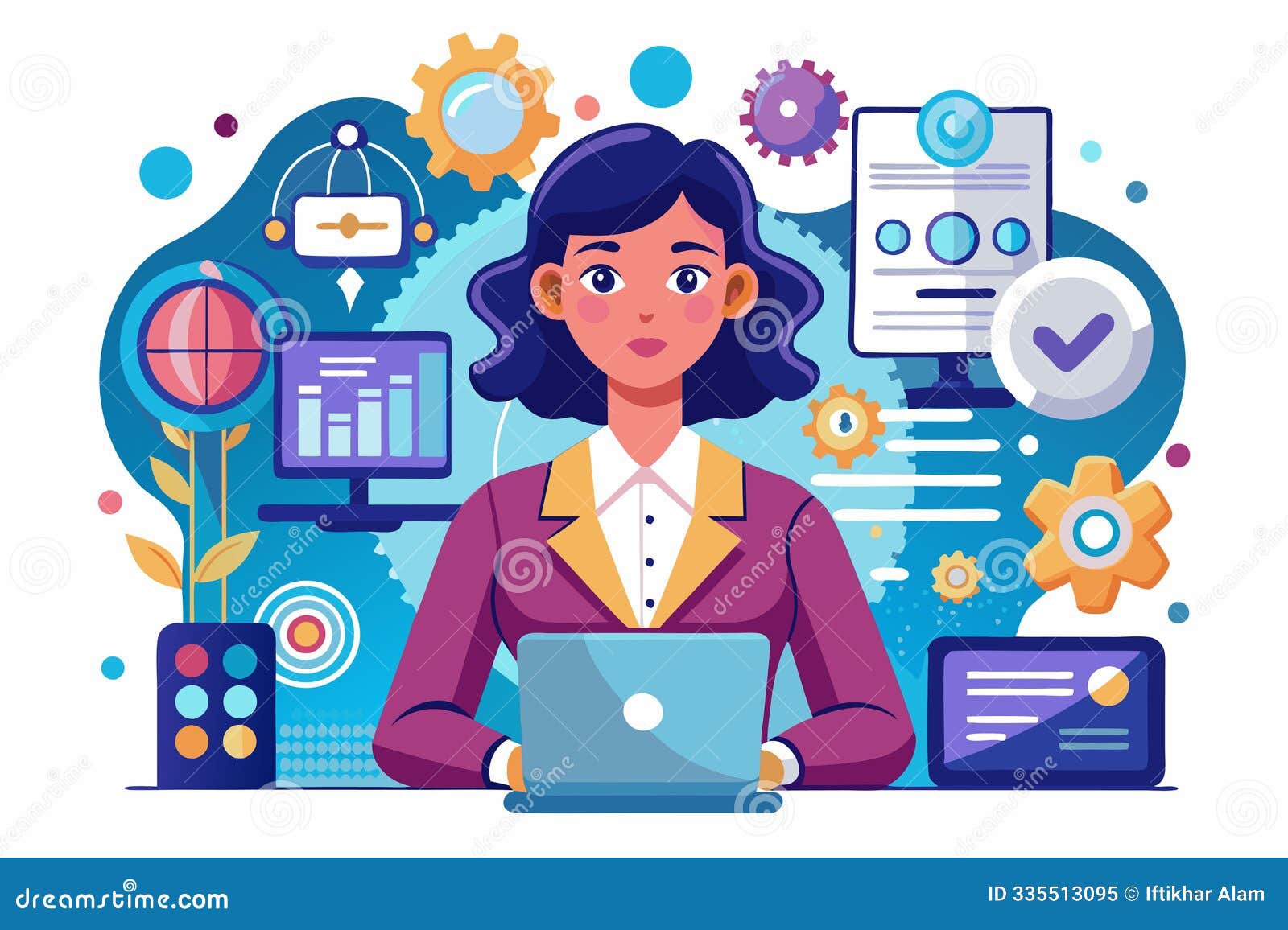 Technology Graphics And Diagram With Options And Workflow Charts. Vector Presentation ...