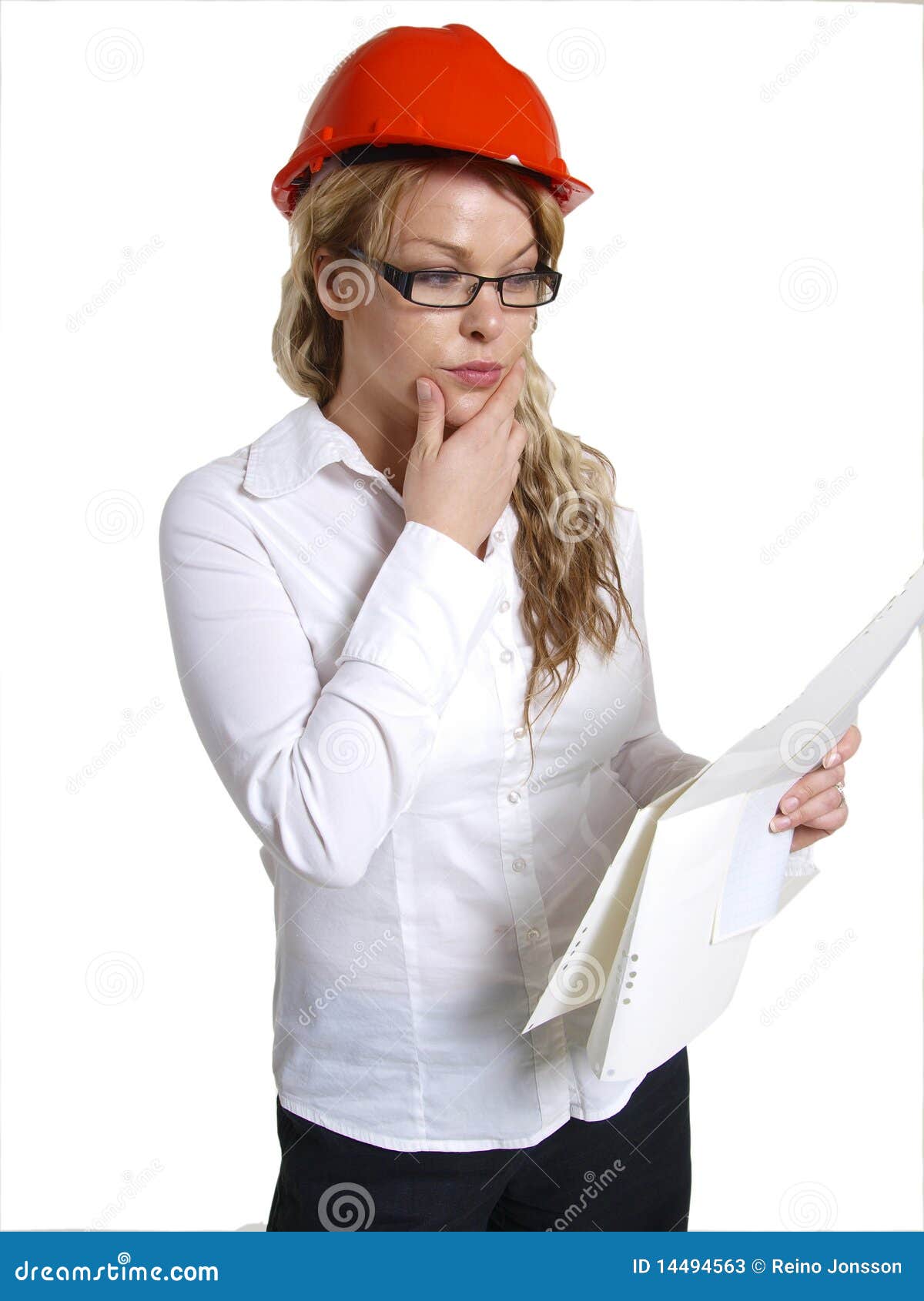 Woman engineer stock image. Image of engineer, college - 14494563