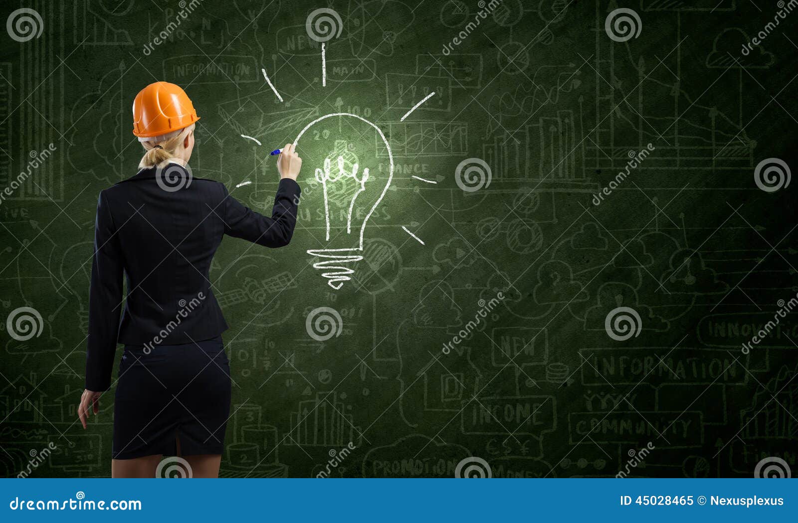 Woman engineer stock image. Image of career, caucasian - 45028465