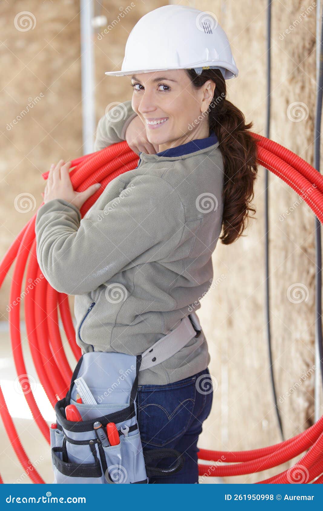 Woman engineer at work stock photo. Image of beautifulwoman - 261950998