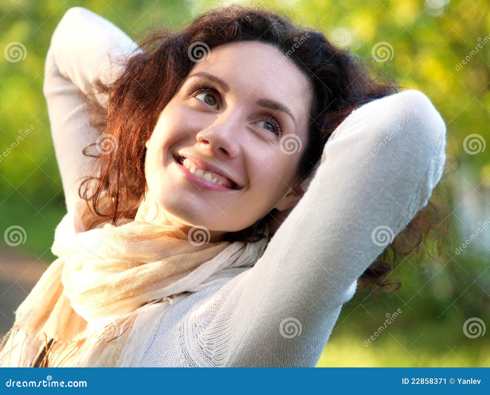Woman enjoy stock image. Image of cheerful, enjoy, harmony - 22858371