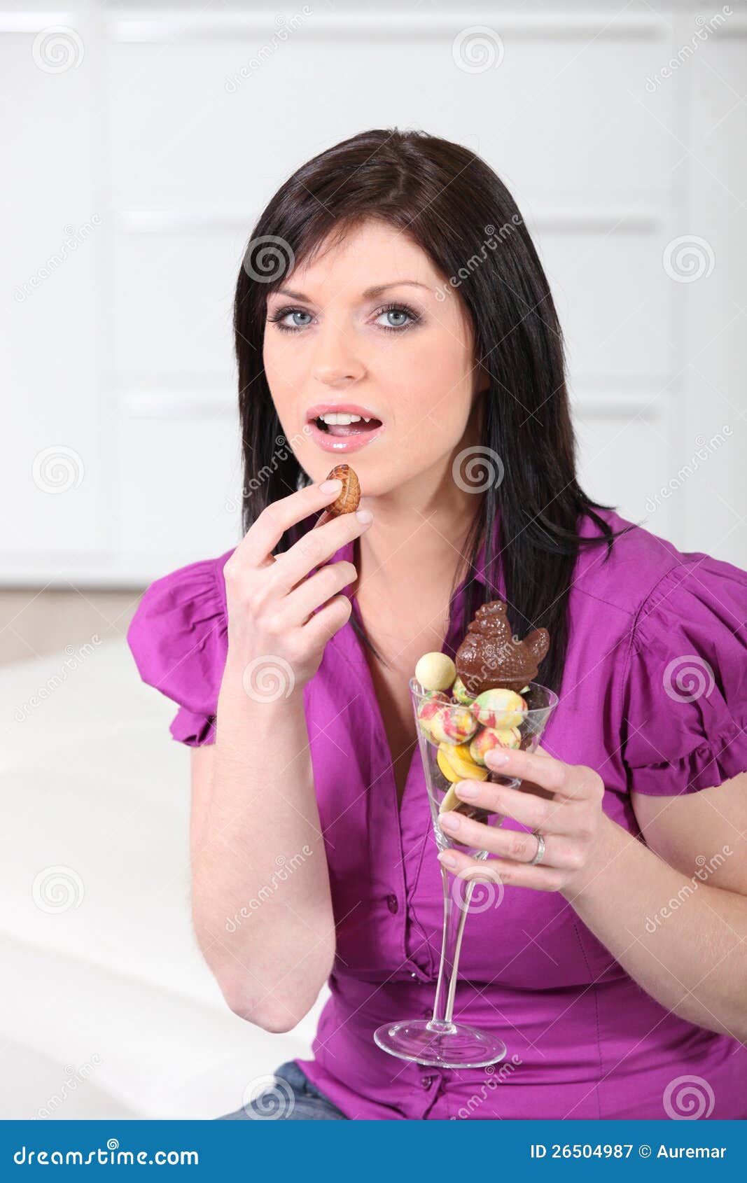Woman enjoying chocolate stock image. Image of calorie - 26504987 Woman enjoying chocolate stock image. Image of calorie - 26504987
