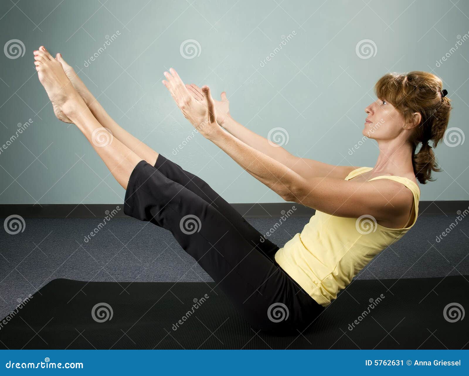 Woman Excercising stock image. Image of sports, health - 5762631