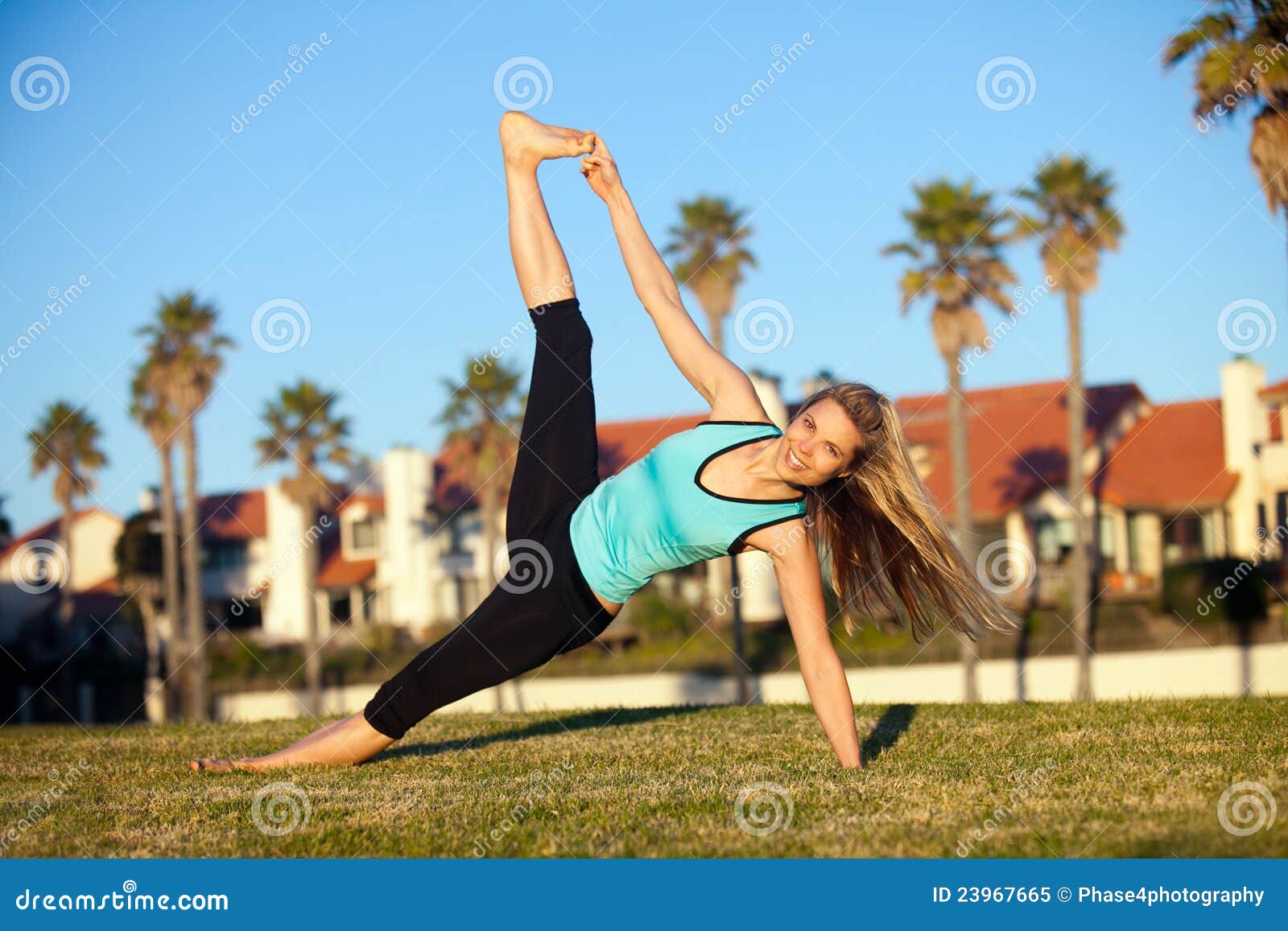 Woman exercising stock image. Image of action, lifestyle - 23967665