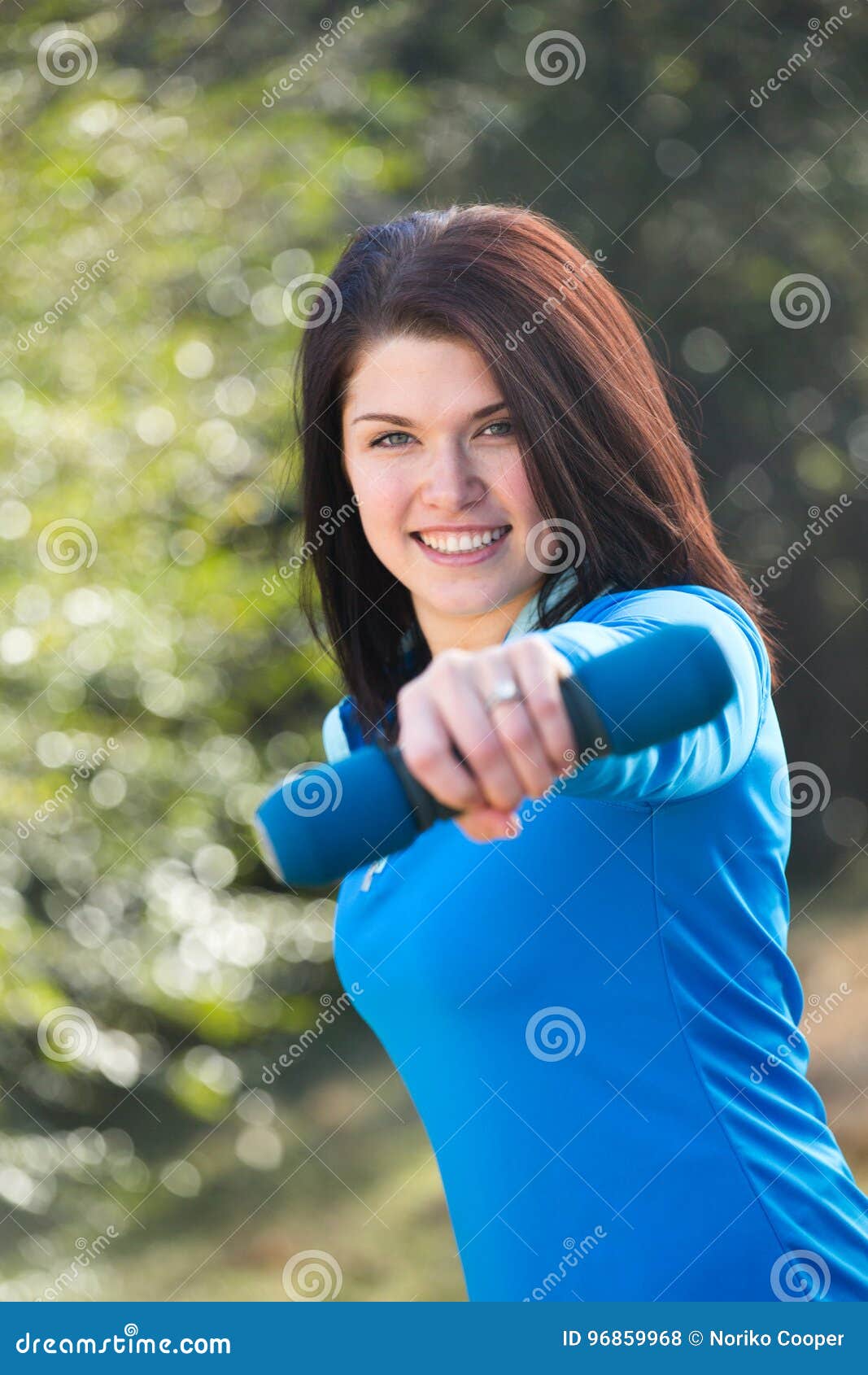 Woman Exercising and Getting Fit. Stock Photo - Image of vertical ...