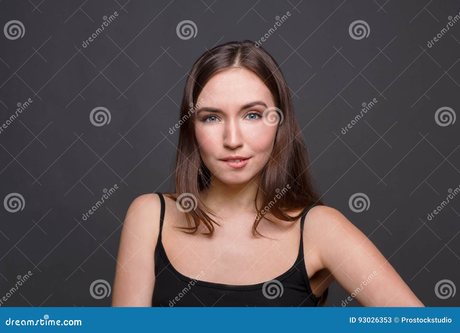 Woman expressing doubt stock image. Image of portrait - 93026353