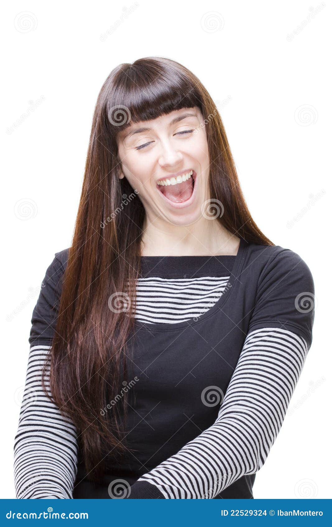 Woman expressions stock photo. Image of crazy, isolated - 22529324