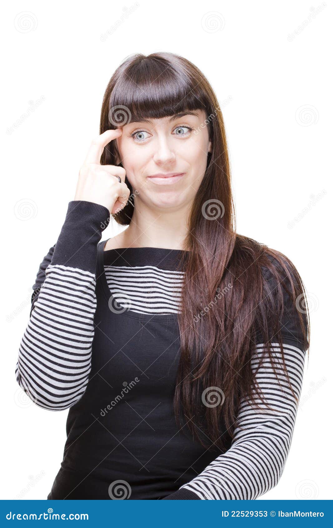 Woman expressions stock image. Image of expressing, white - 22529353