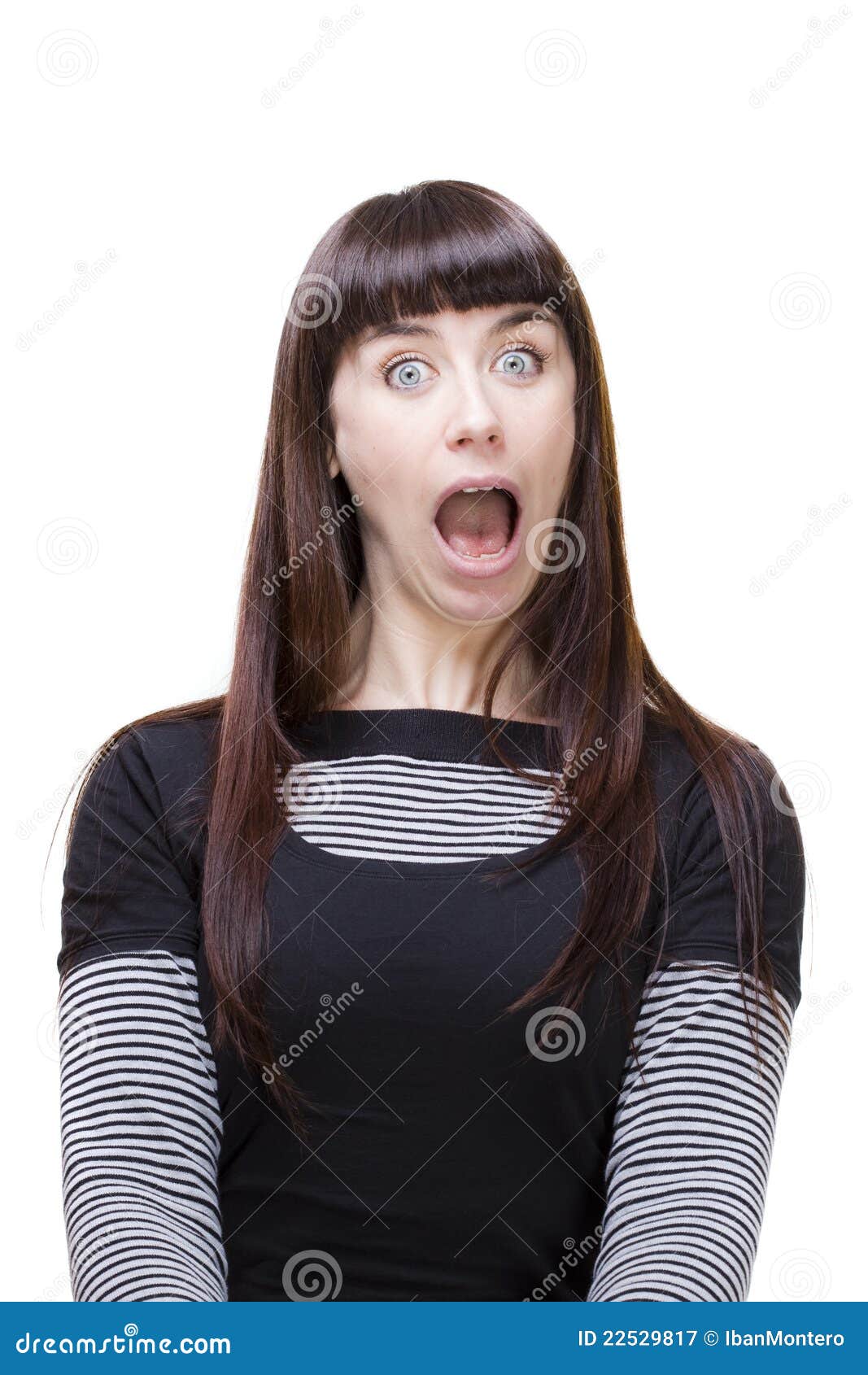Woman expressions stock image. Image of isolated, emotion - 22529817