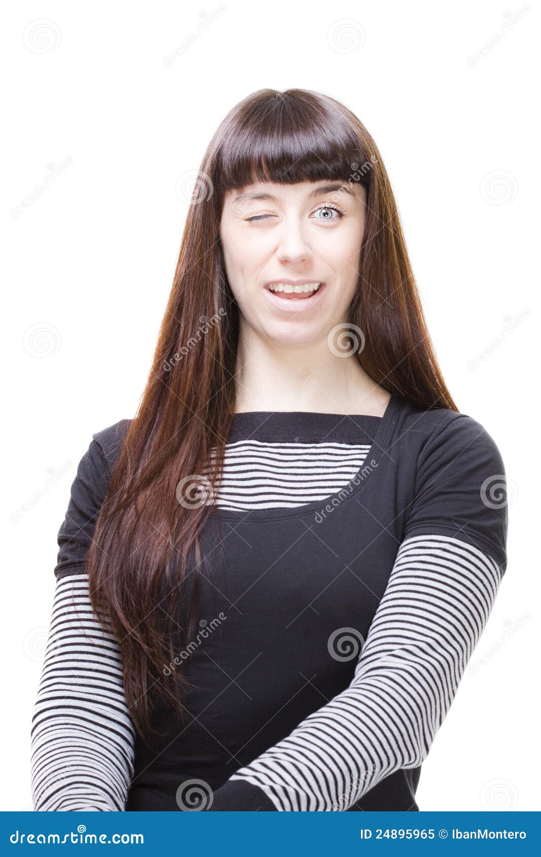 Woman expressions stock image. Image of isolated, portrait - 24895965