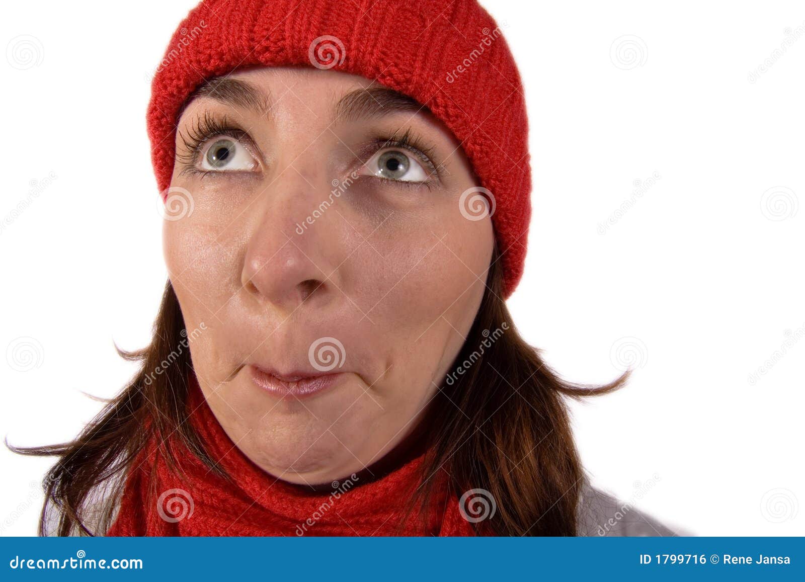 Woman with an Expressive Face! Stock Photo - Image of amazed, eyes: 1799716