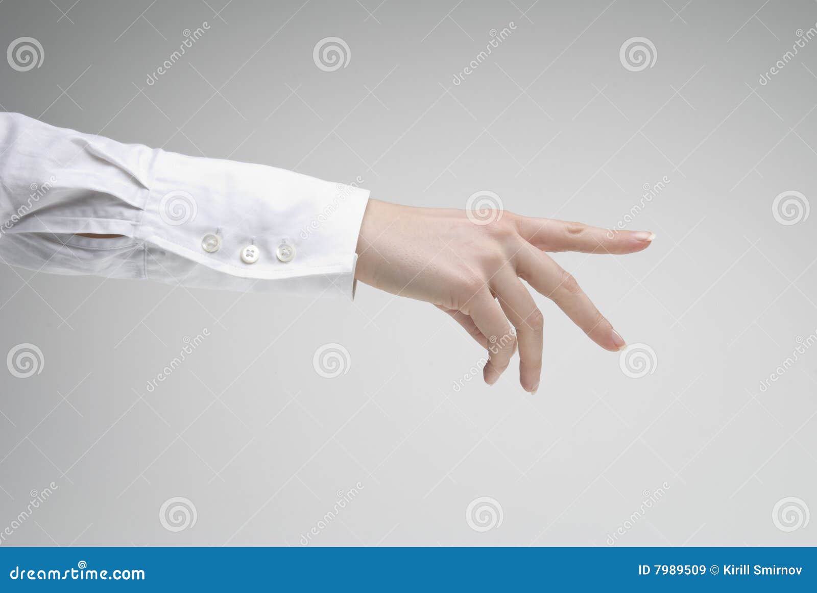 Woman extends a hand stock image. Image of point, ideas - 7989509