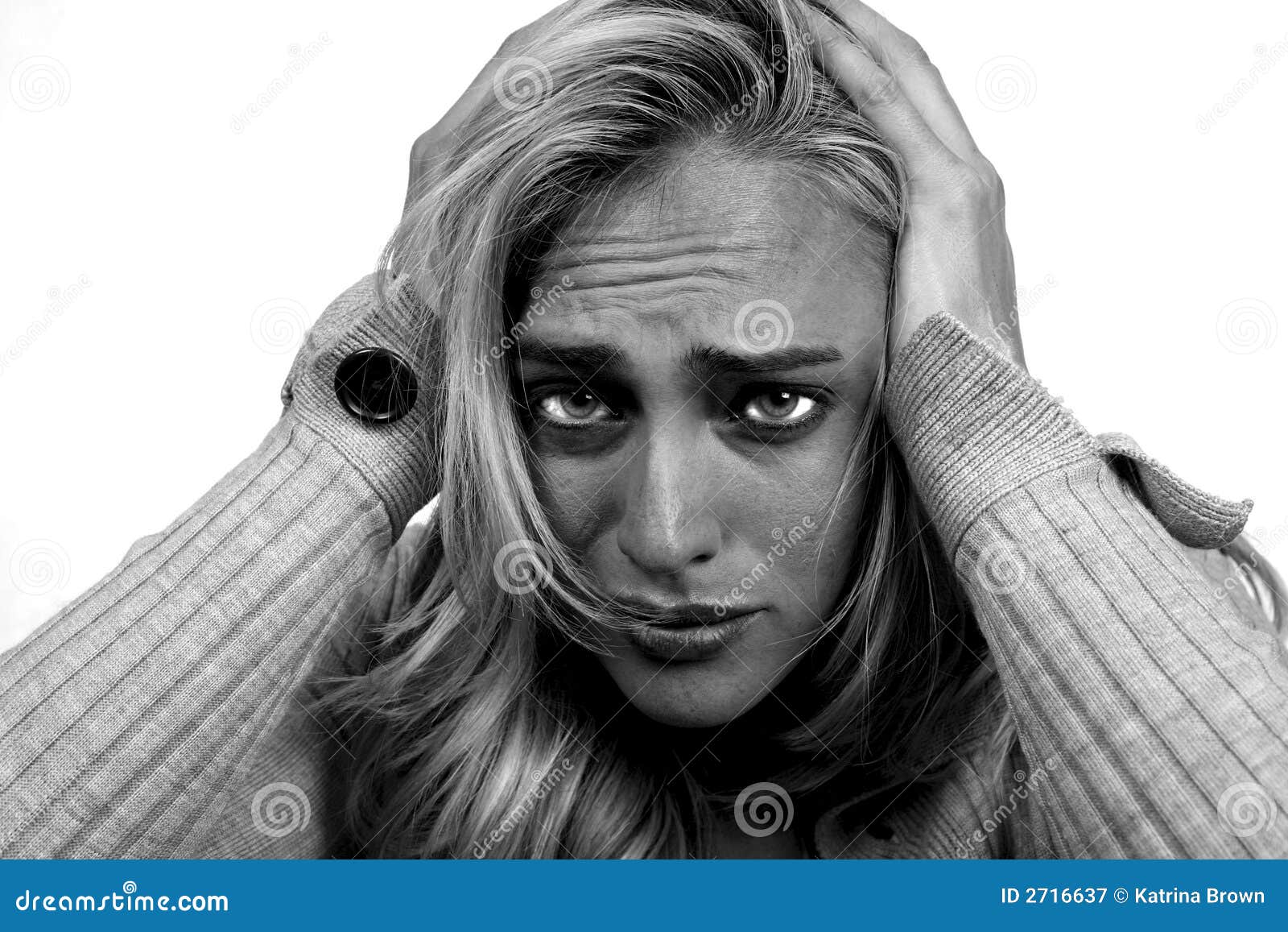 Woman Extremely Stressed Out Stock Image - Image of anger, disaster ...