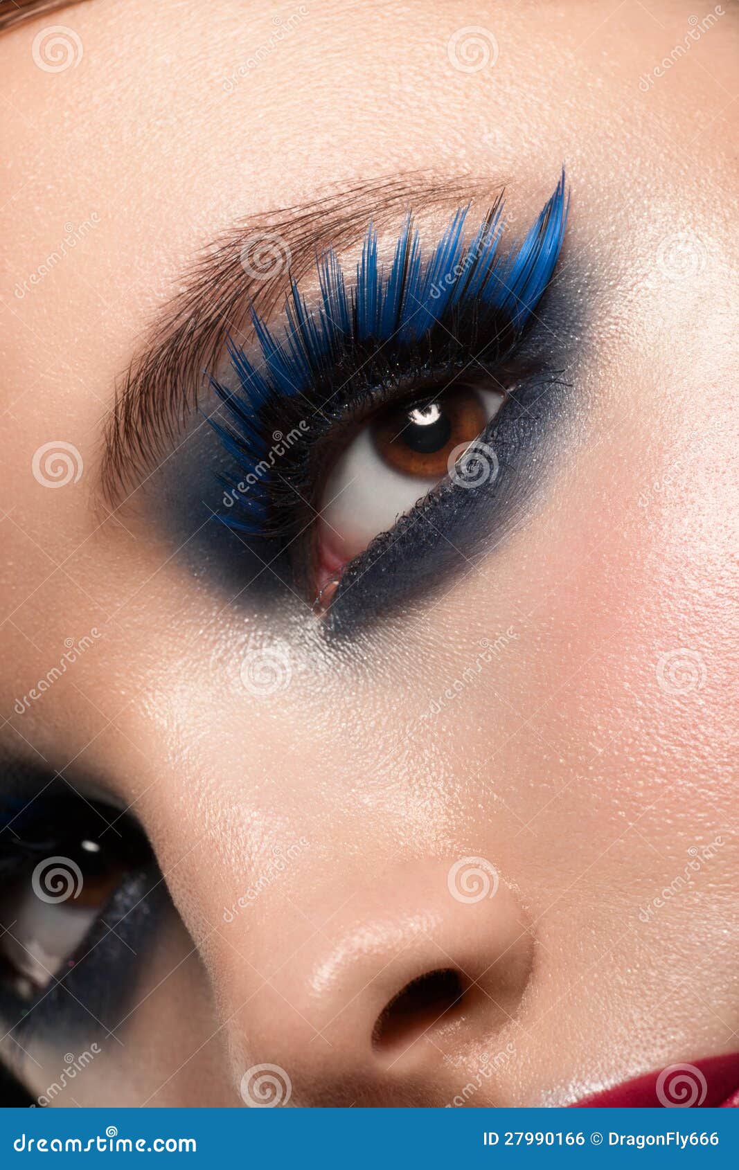 Woman eye with makeup stock photo. Image of human, eyeball - 27990166