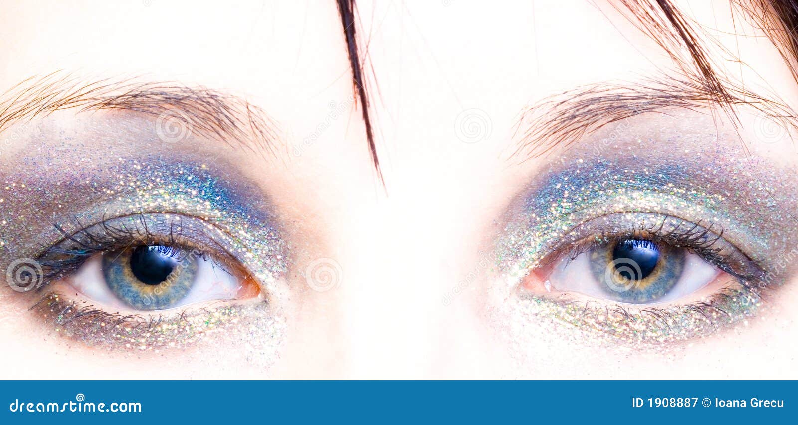 Woman with eye shadow stock image. Image of nightlife - 1908887