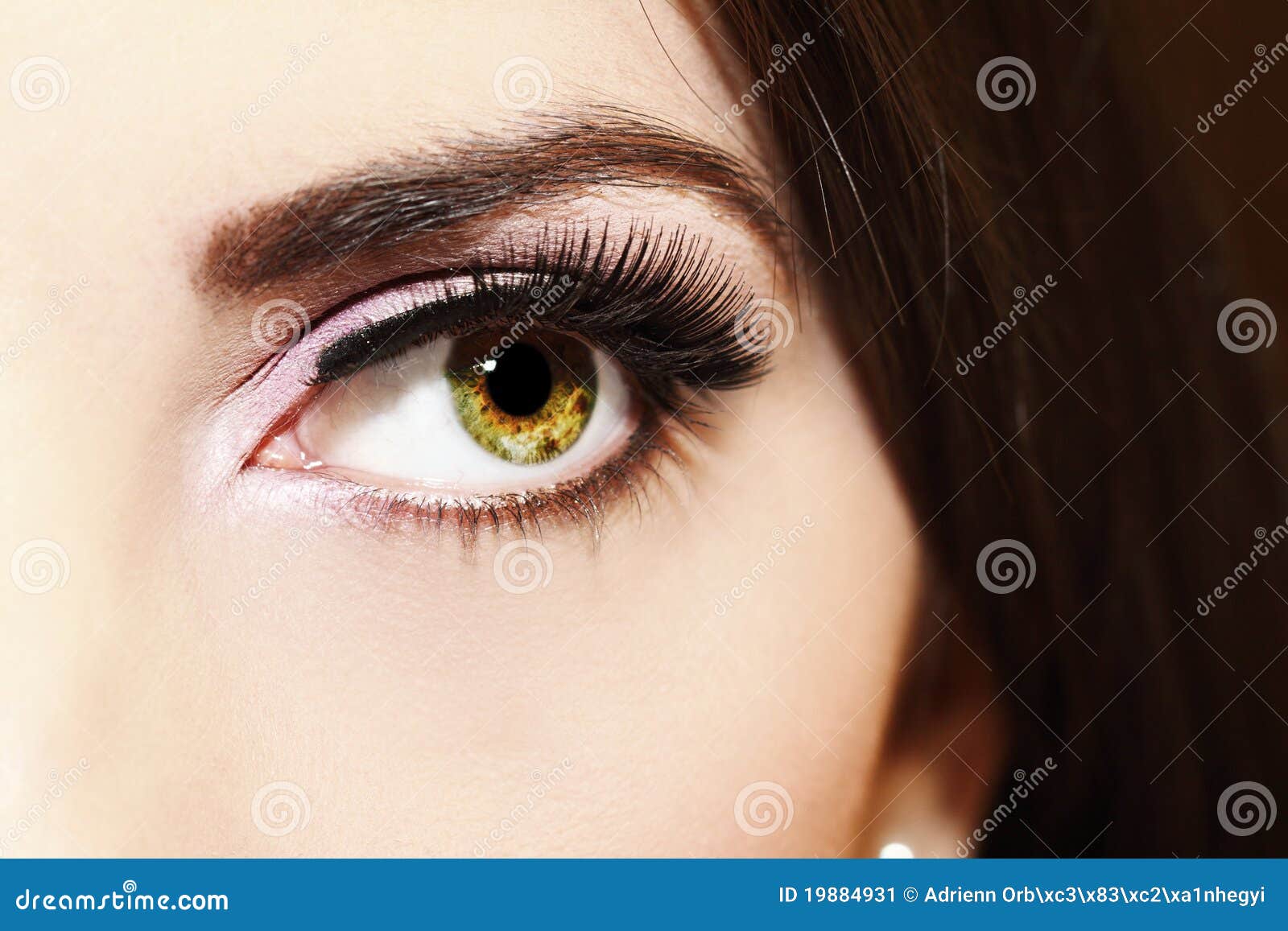Woman eyes stock image. Image of eyesight, detail, beautiful - 19884931