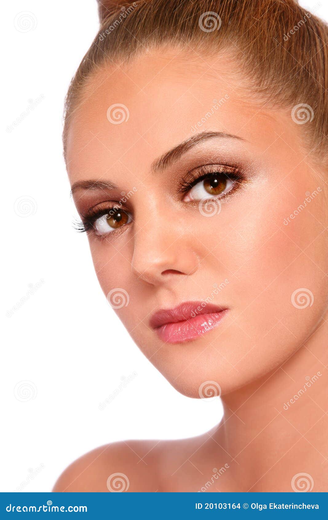 Woman face stock photo. Image of healthy, organic, complexion - 20103164