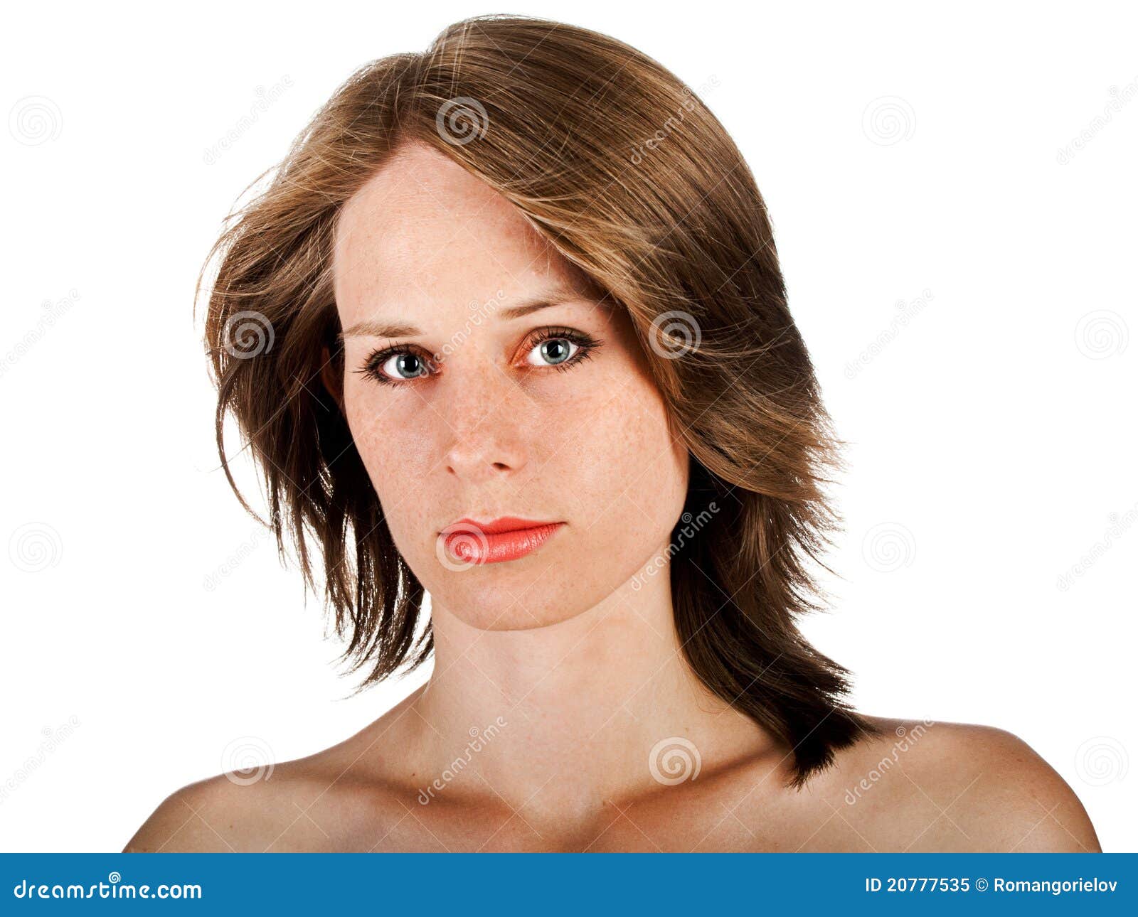 Woman face stock image. Image of body, background, isolated - 20777535