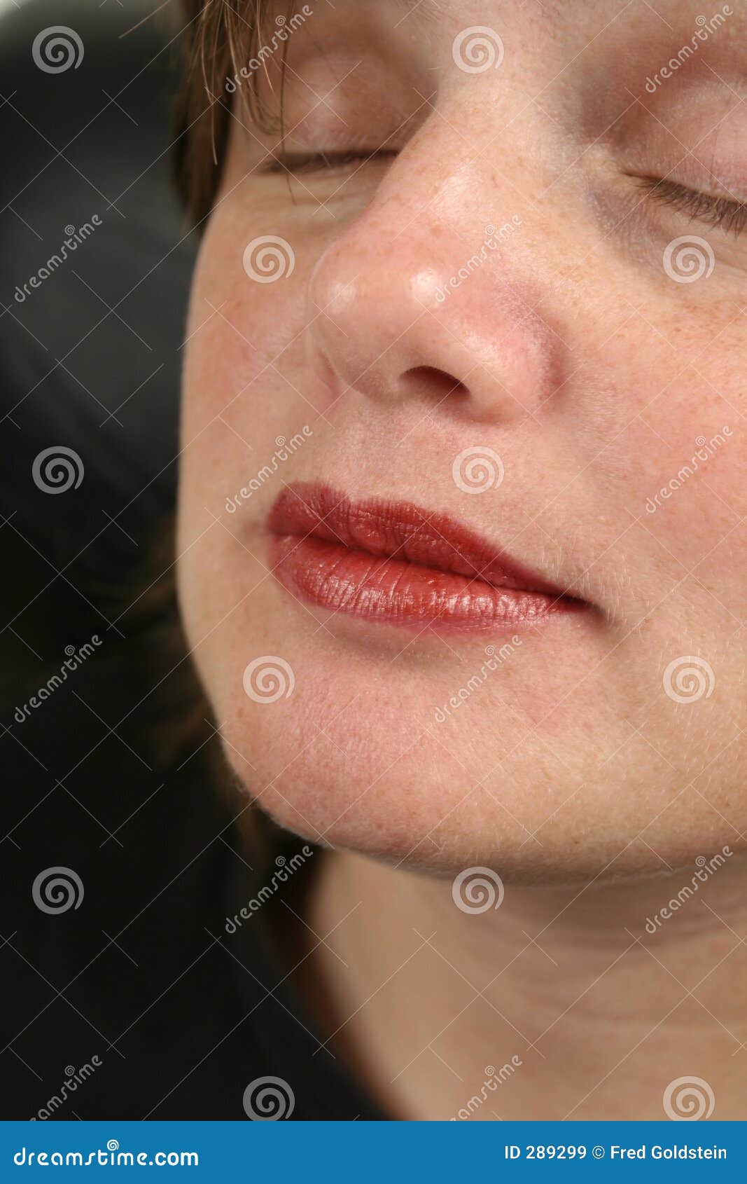 Woman face stock image. Image of girl, resting, face, expression - 289299