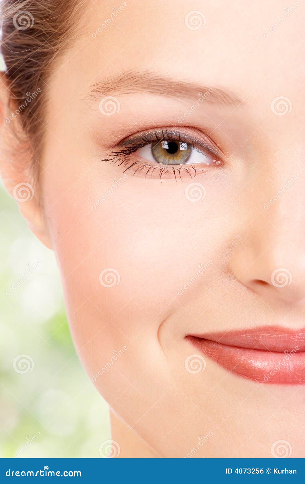 Woman face stock photo. Image of girls, fresh, beauty - 4073256