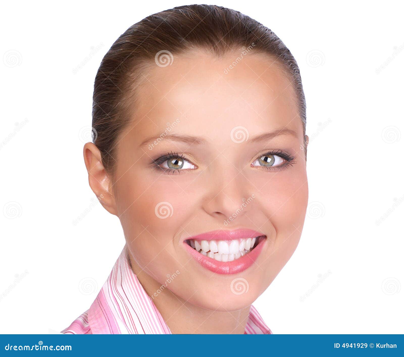 Woman face stock image. Image of happy, lips, smiling - 4941929