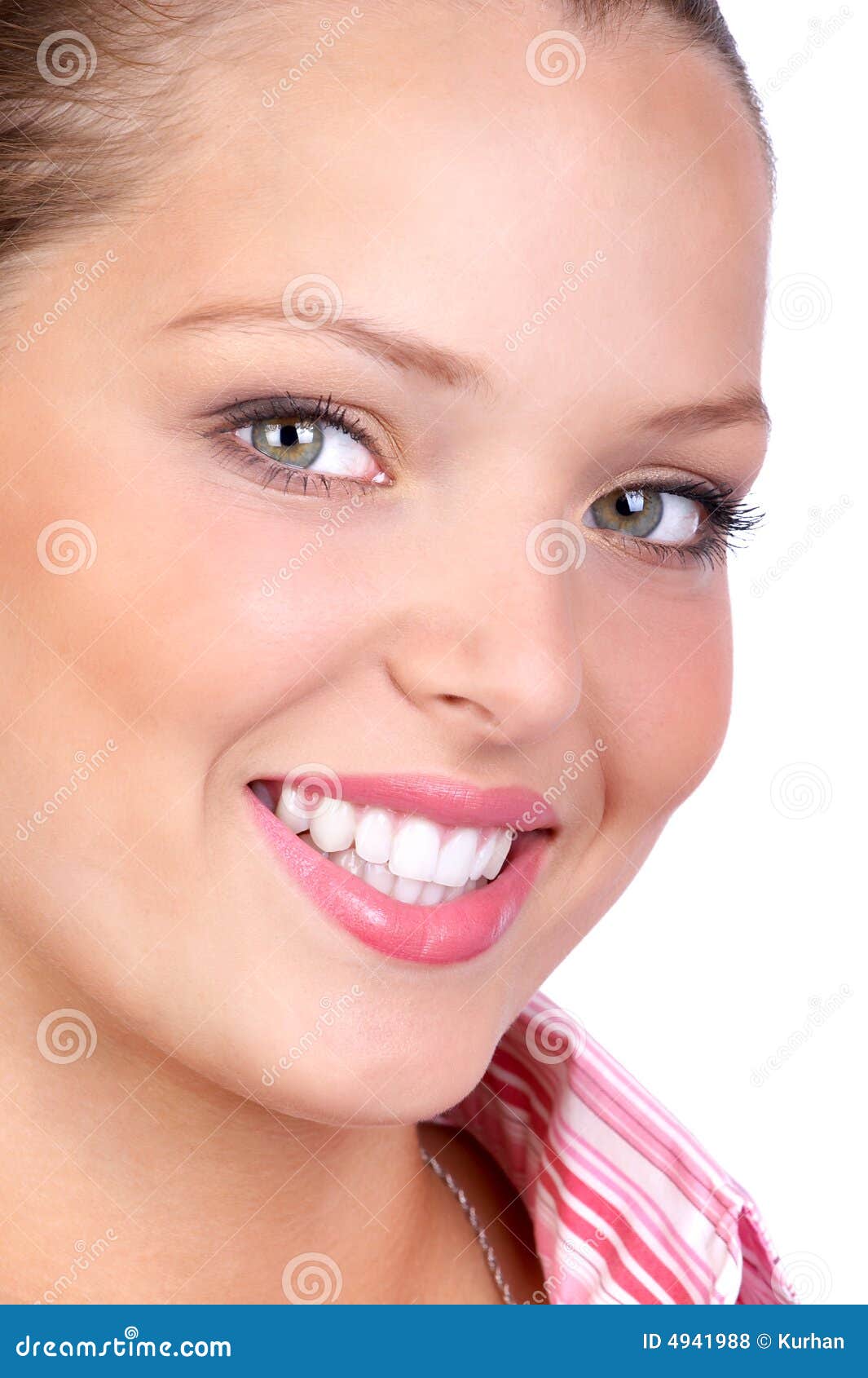Woman face stock photo. Image of people, skincare, smile - 4941988