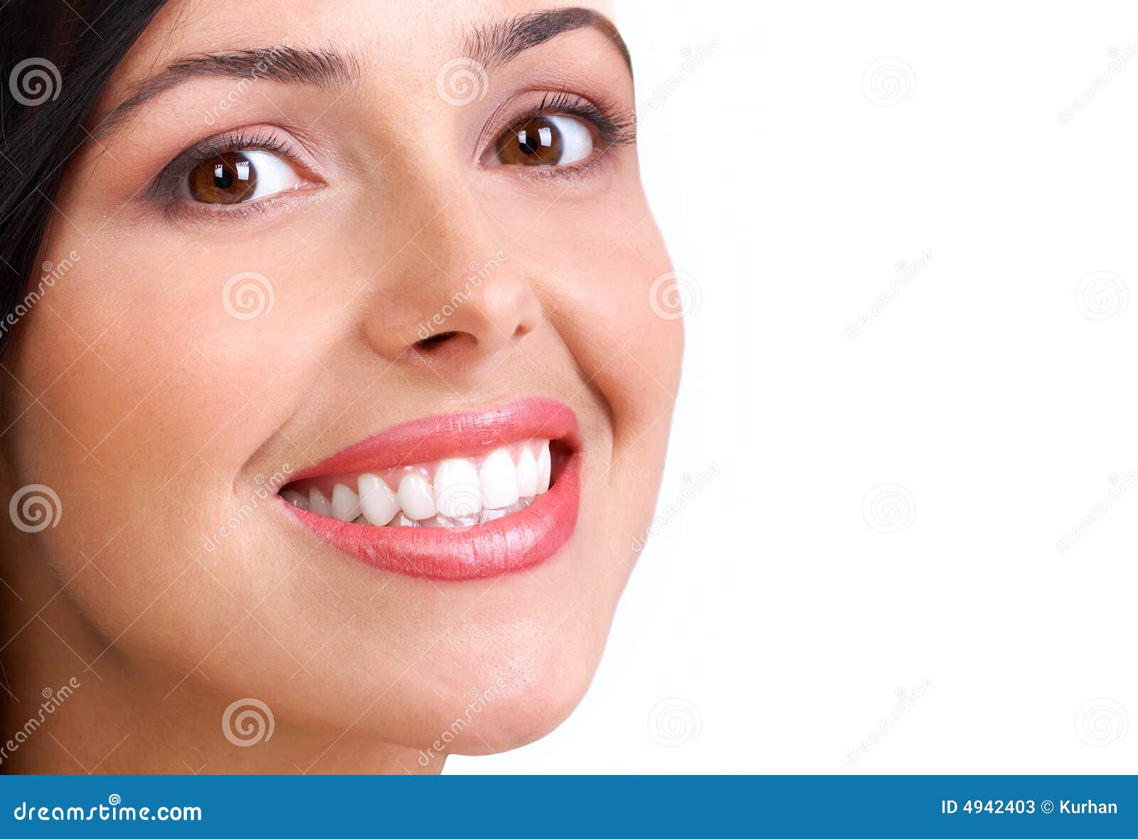 Woman face stock image. Image of tooth, skincare, dentist - 4942403