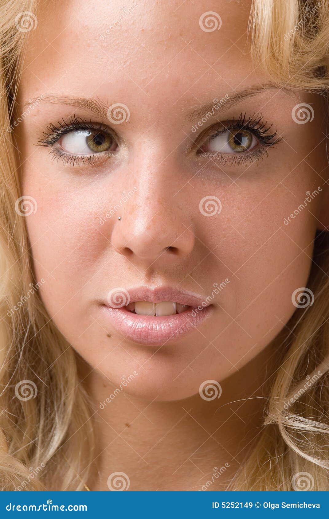 Woman face stock image. Image of attractive, fashion, health - 5252149