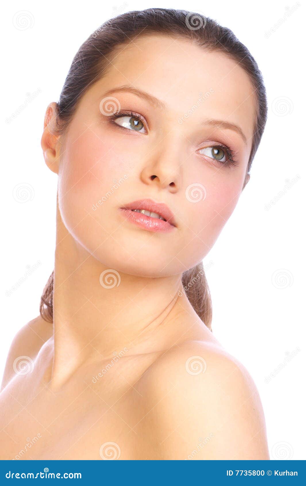 Woman face stock photo. Image of lady, cosmetology, portrait - 7735800