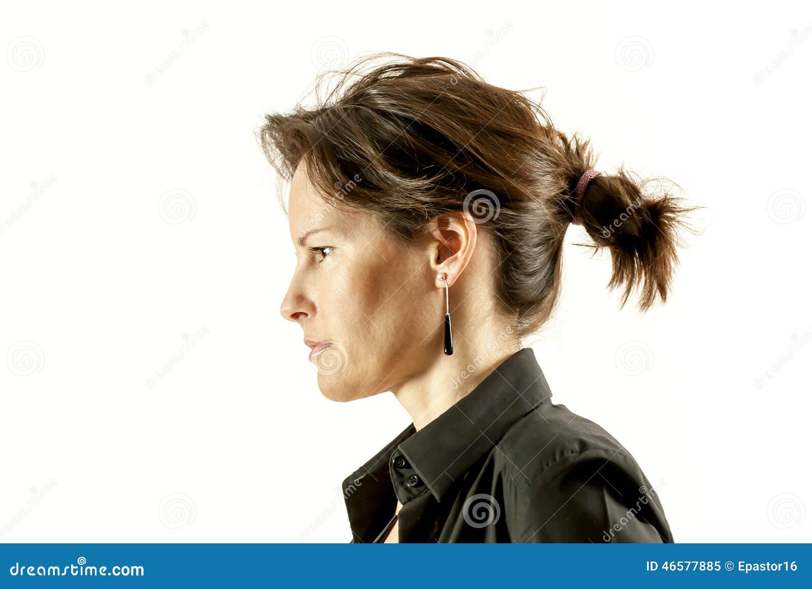 Woman Face Portrait stock image. Image of caucasian, eyes - 46577885