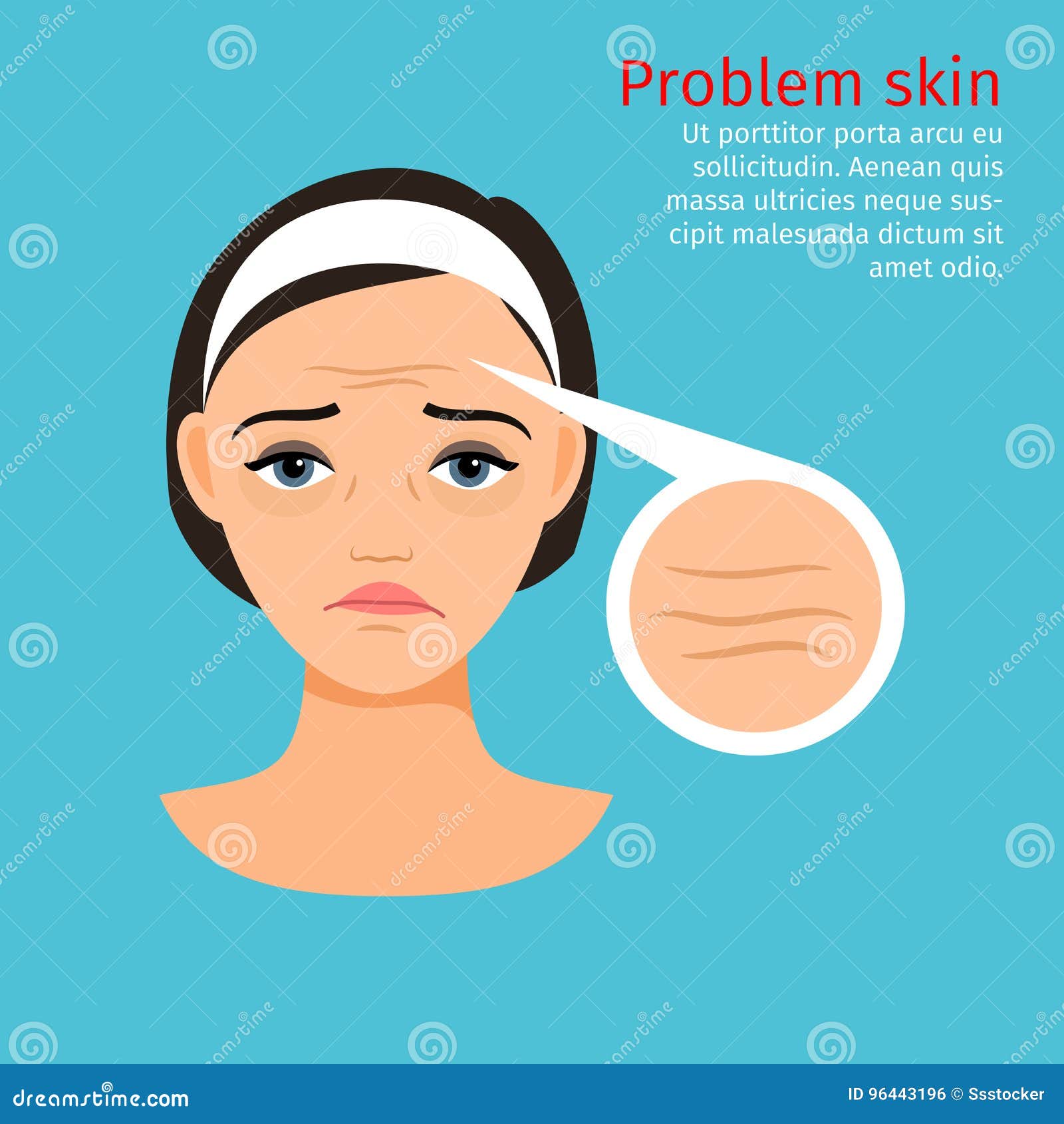 Man Problem Skin Infographic. Stop Acne Educational Poster. Causes ...