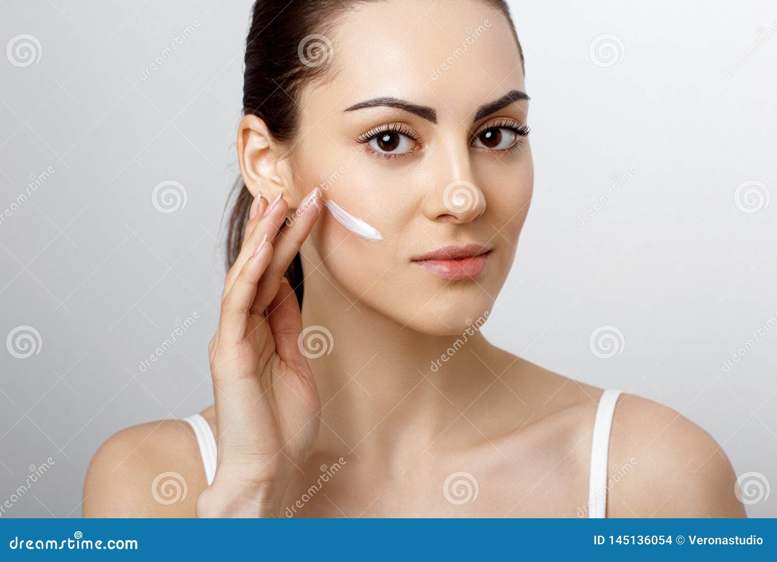 Woman Face Skin Care Woman Face Skin Care Portrait Of Attractive