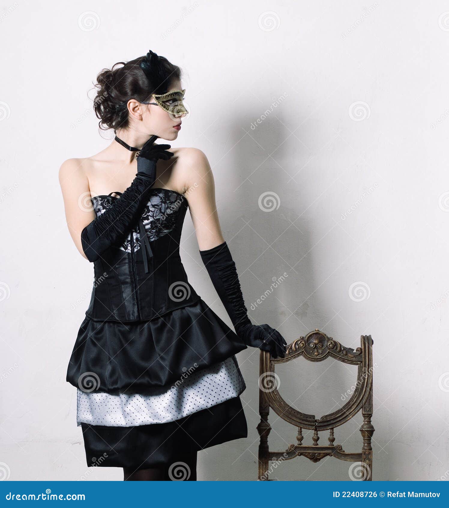 Woman in fancy dress stock photo. Image of caucasian - 22408726