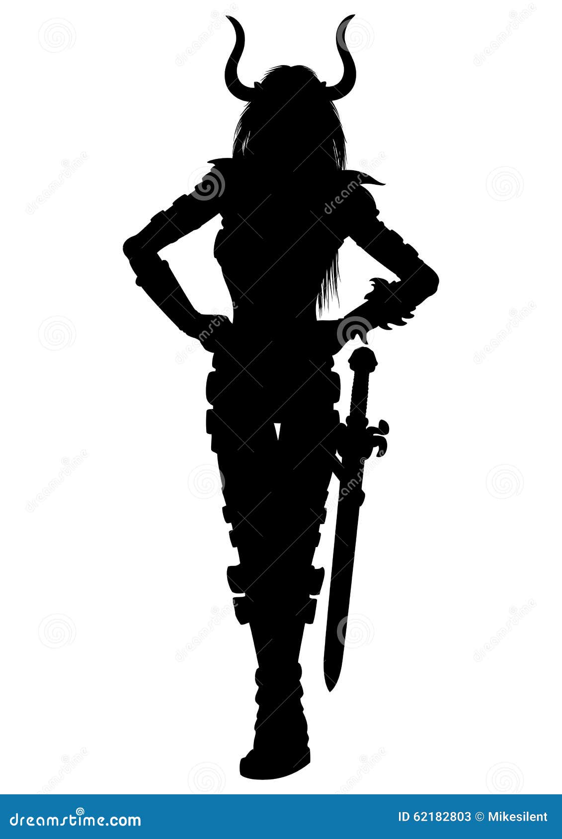 Warrior Woman Silhouette Warrior Woman Silhouette