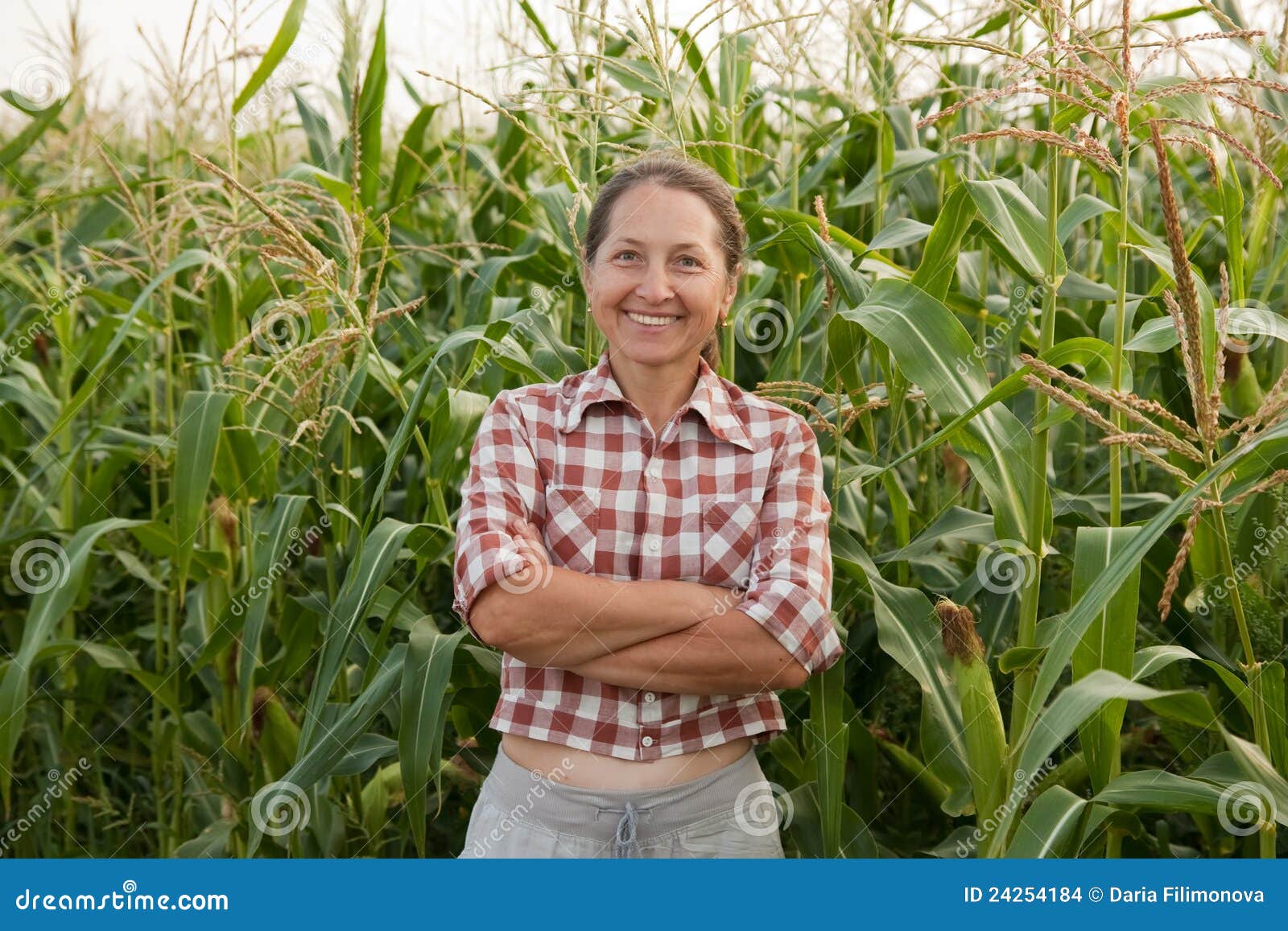 Woman farmer stock photo. Image of autumn, european, farmland - 24254184