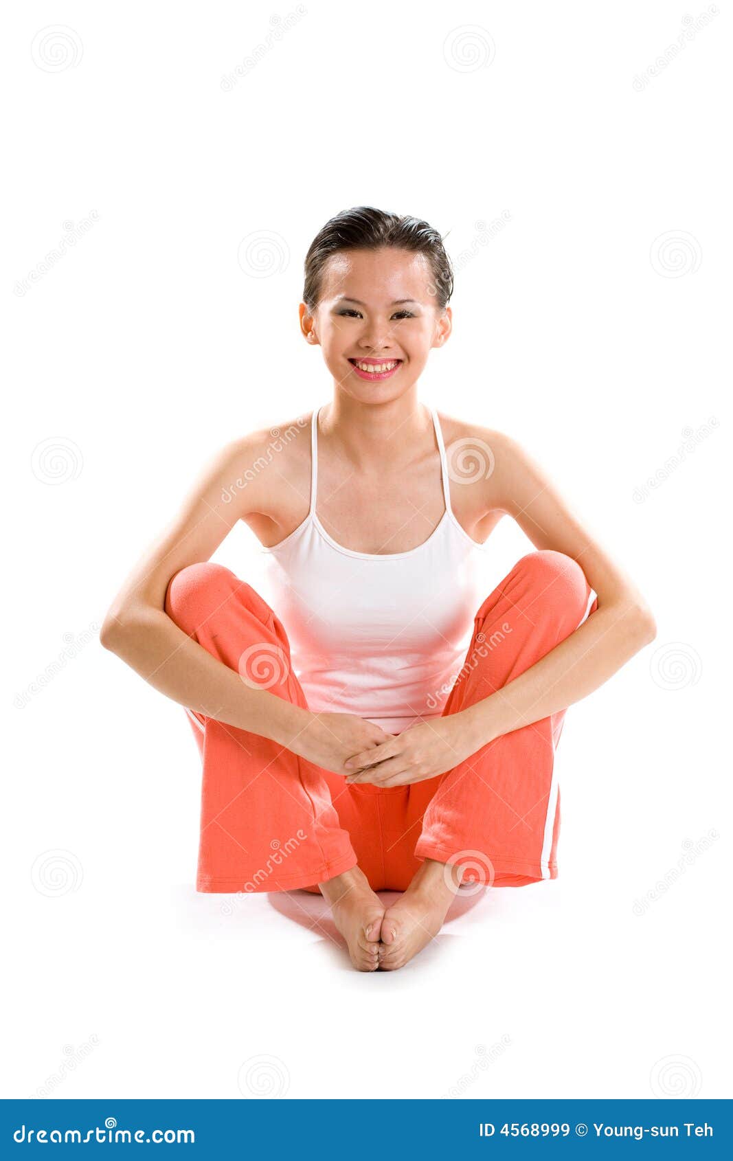 Woman Feels Refresh and Relax Stock Image - Image of fresh, pleasure ...