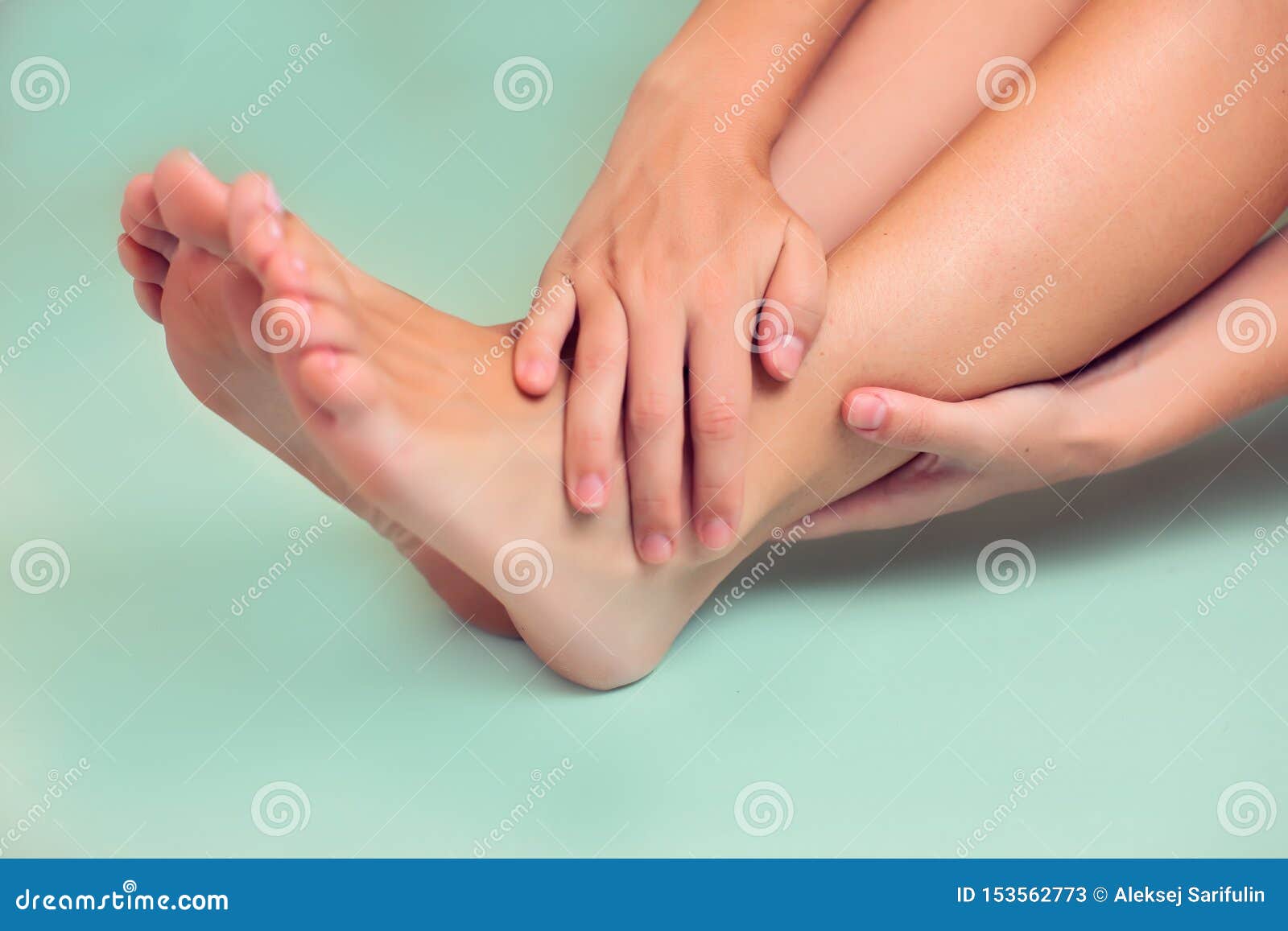 Woman Feels Strong Foot Pain Isolated. People, Healthcare and Medicine ... Woman Feels Strong Foot Pain Isolated. People, Healthcare and Medicine ...