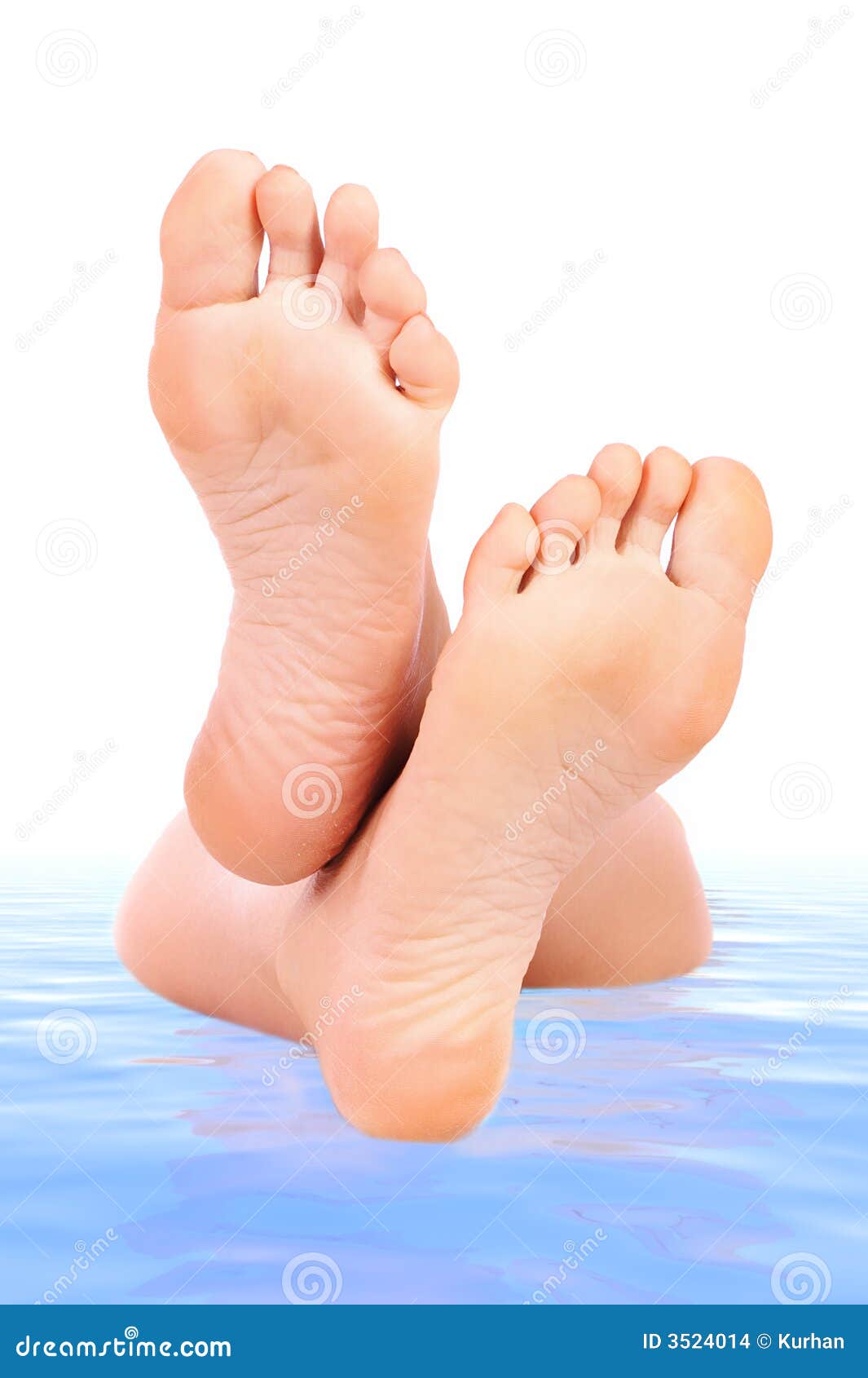Woman feet stock photo. Image of blue, health, relax, women - 3524014