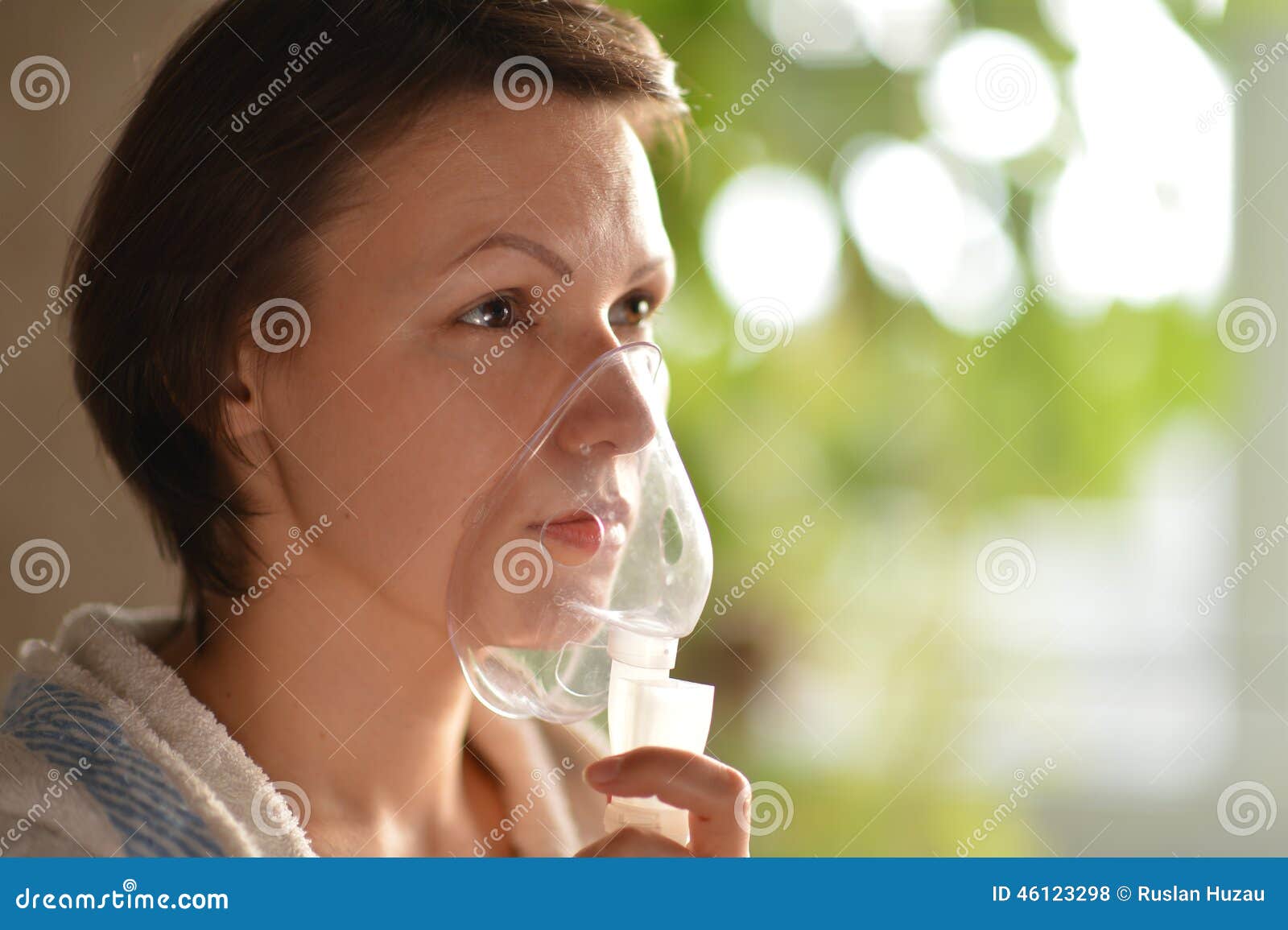Woman fell ill stock photo. Image of cure, mask, health - 46123298