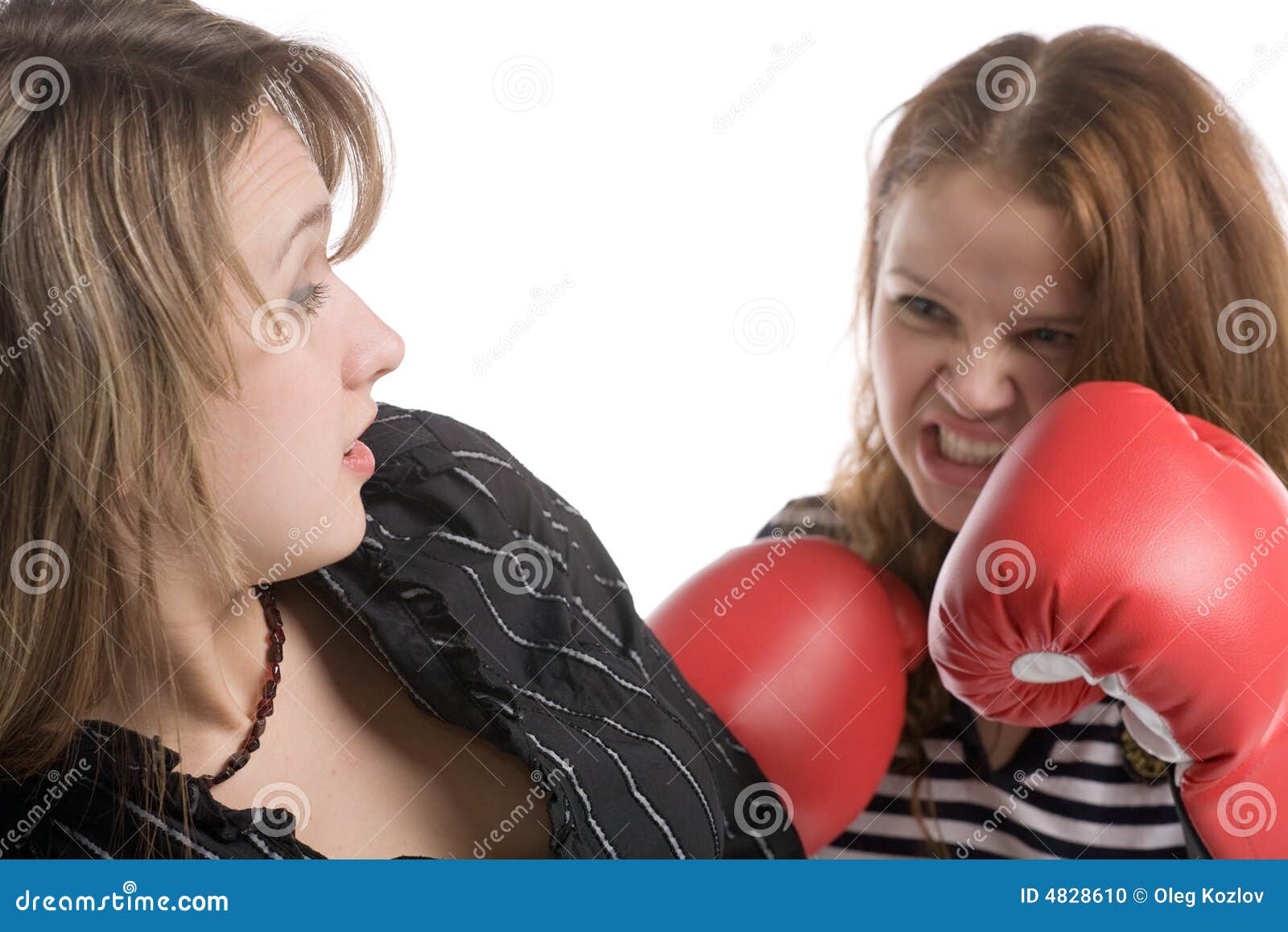 Woman fight stock photo. Image of beat, business, isolated - 4828610
