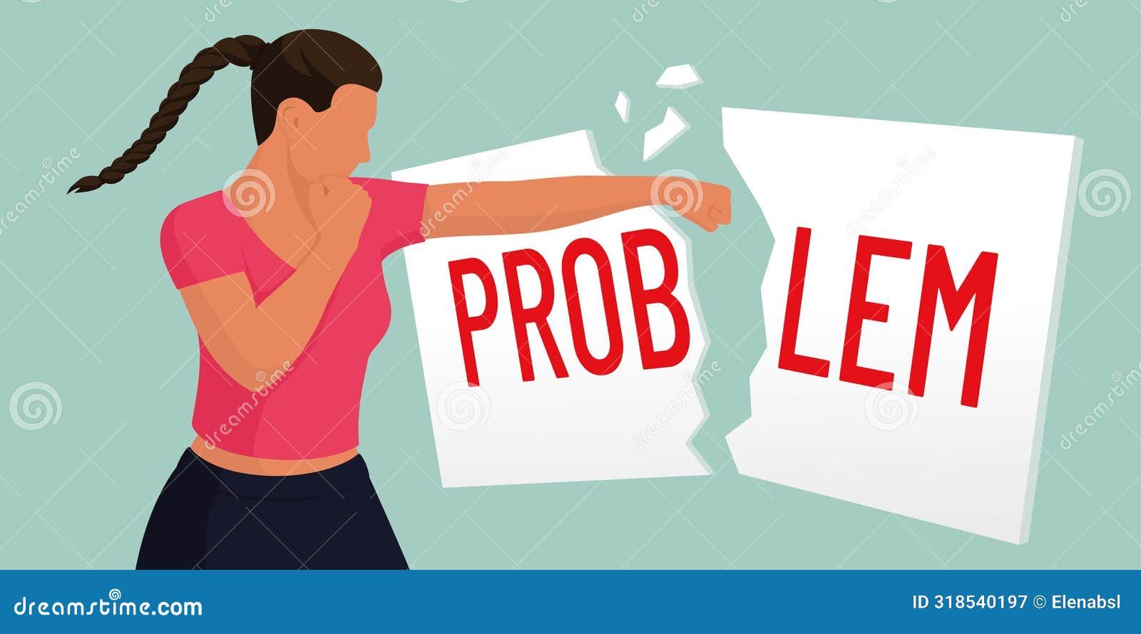 Woman Fighting Germs With A Spray Disinfectant Cartoon Vector ...