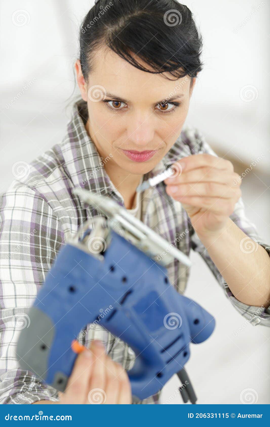 Jigsaw And Tool Of Engineer, Architecture For Drawing And Planing On ...