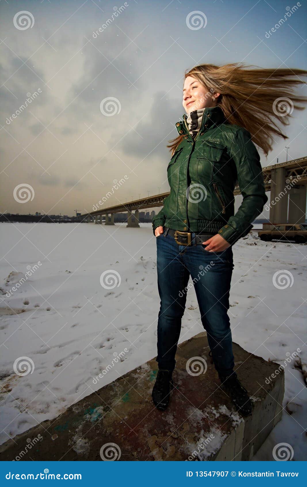 Woman with flapping hair stock image. Image of adult - 13547907