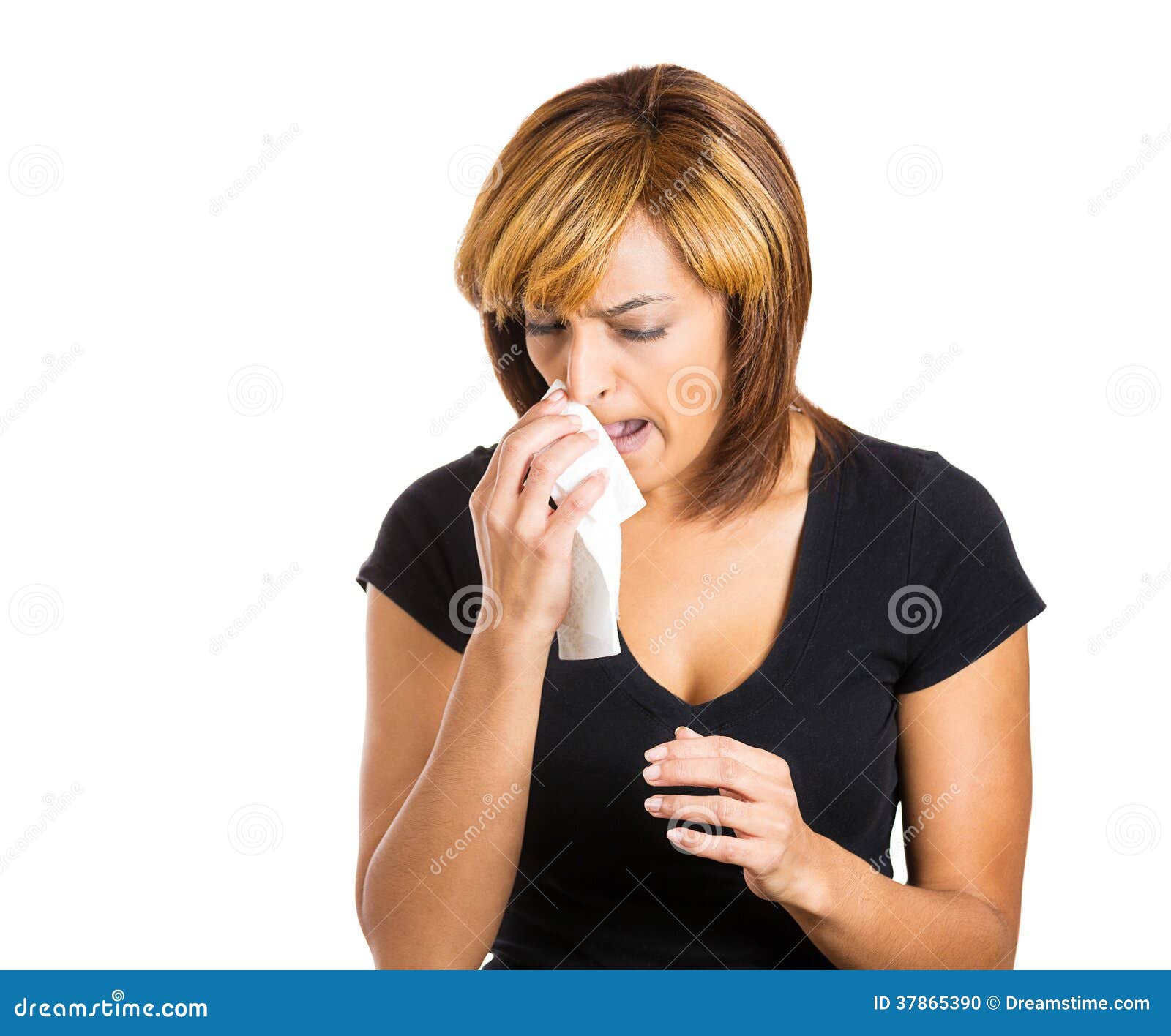 Woman with flu stock photo. Image of employee, lady, american - 37865390