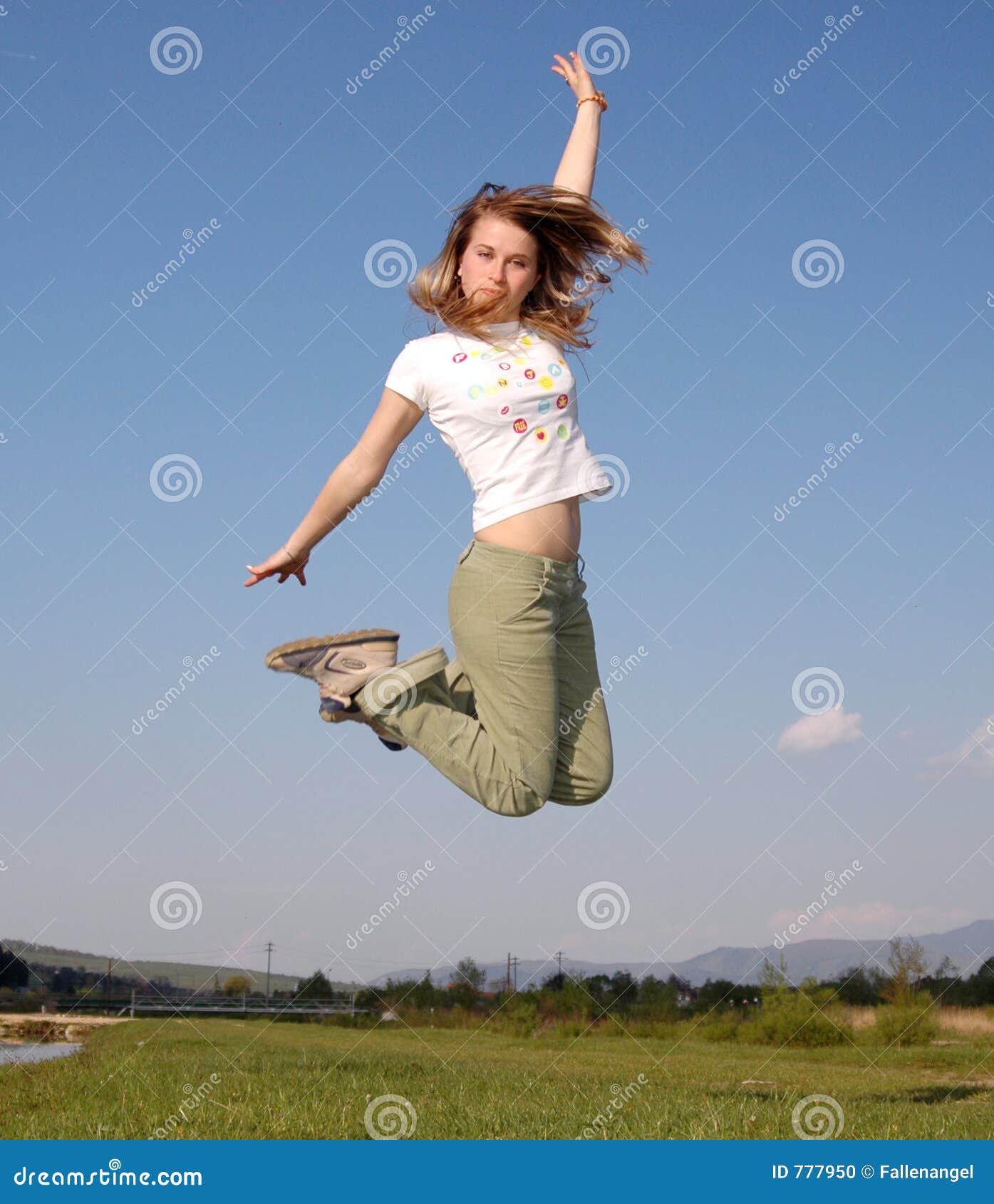 Woman fly stock photo. Image of fitness, athlete, freedom - 777950