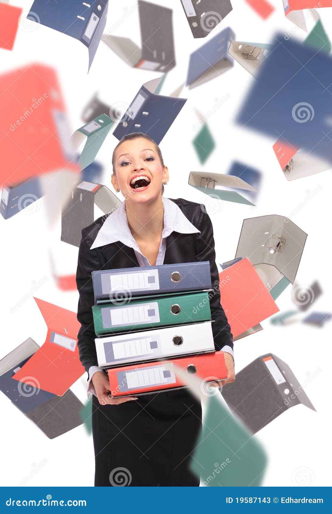 Woman with folders stock image. Image of businesswoman - 19587143 Woman with folders stock image. Image of businesswoman - 19587143