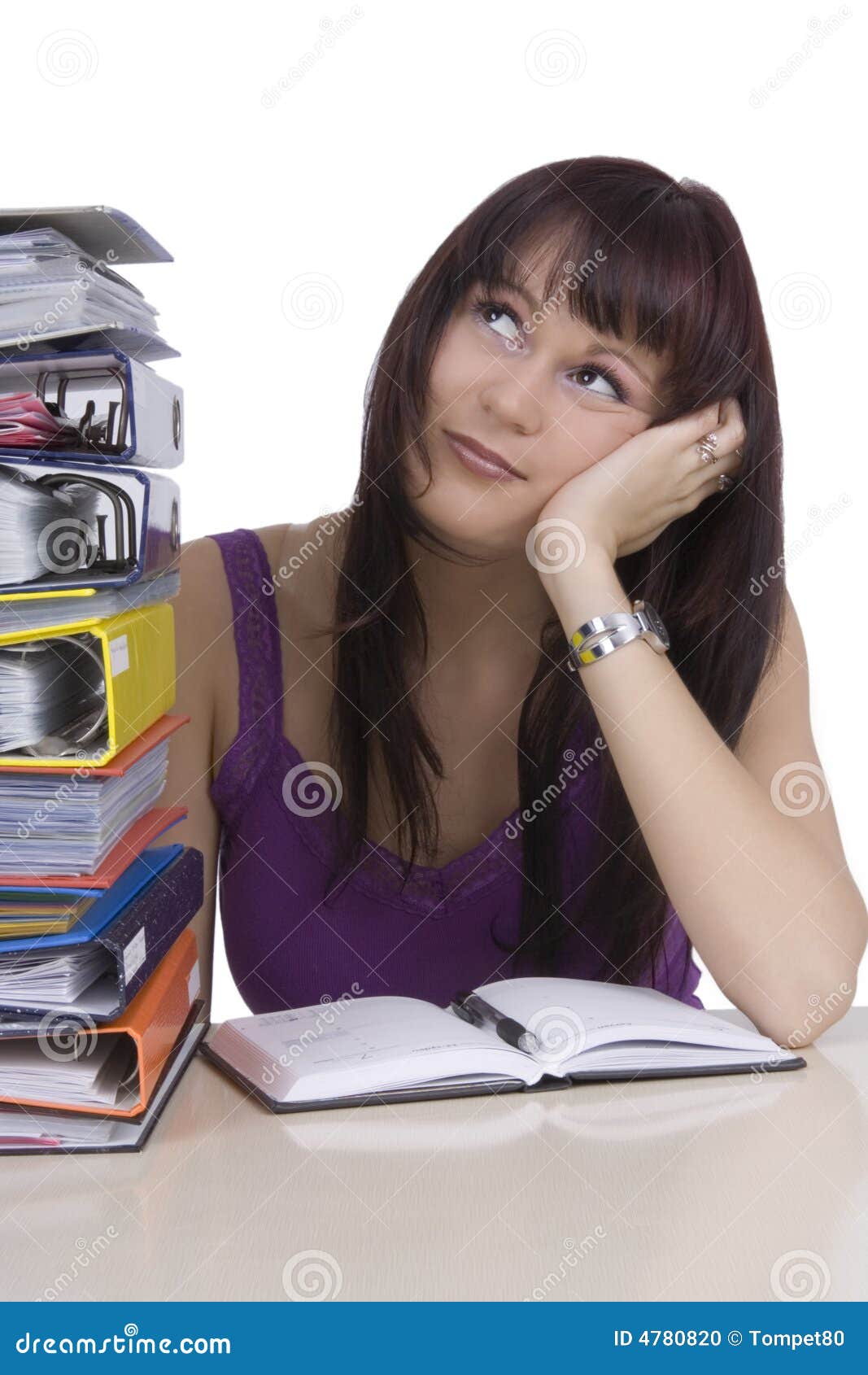 Woman and folders stock photo. Image of person, business - 4780820 Woman and folders stock photo. Image of person, business - 4780820
