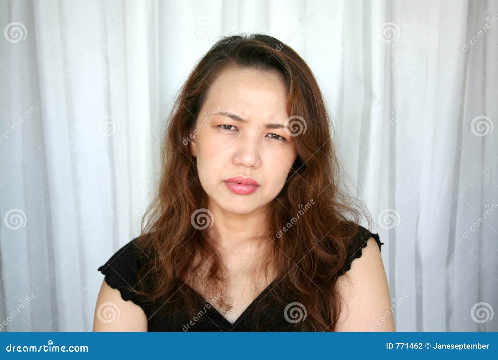 Woman frowning stock photo. Image of youth, young, argue - 771462