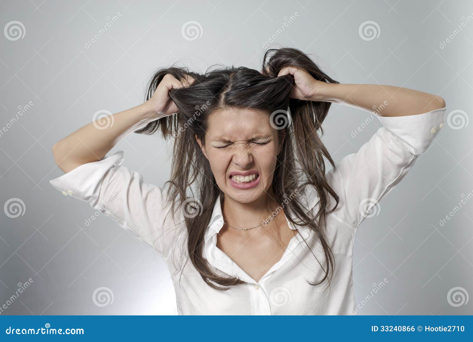 Woman is frustrated stock photo. Image of frustration - 33240866
