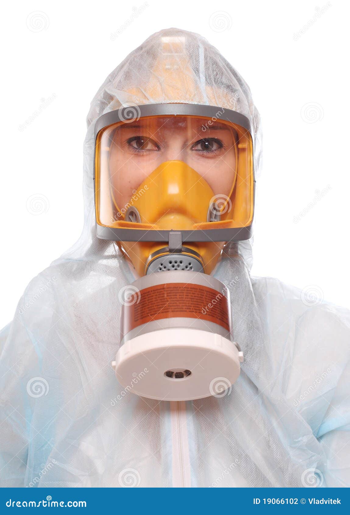 Woman in gas mask stock photo. Image of biology, precaution - 19066102
